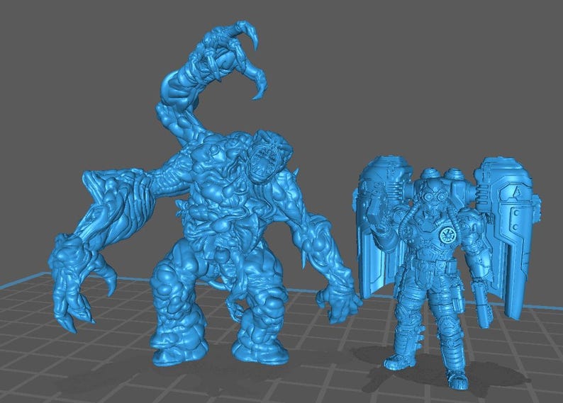Abomination Flesh Mob | 30mm 32mm | Aliens Vs. Humans | Helldivers ...
