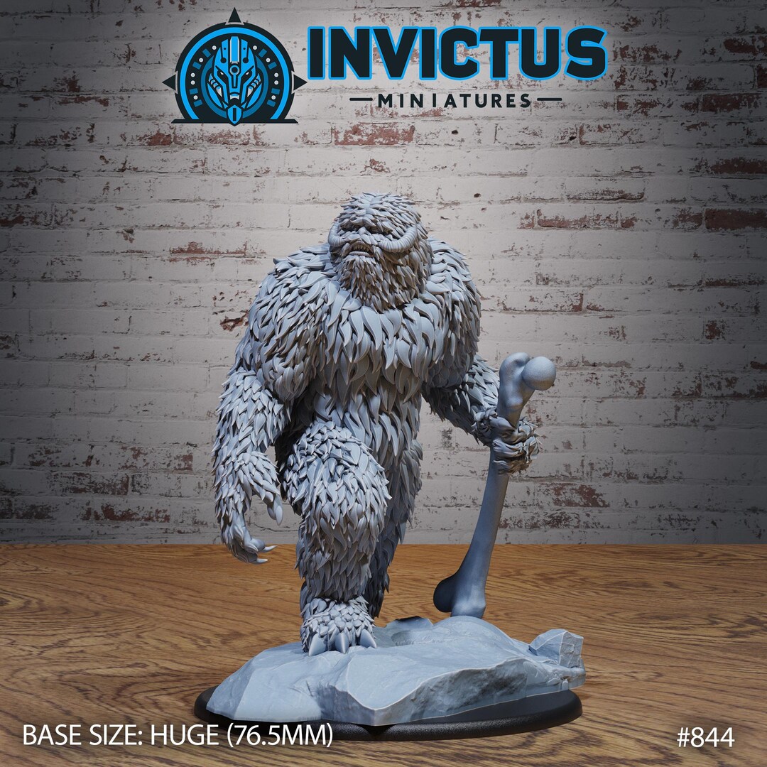 Space Yeti | 30mm 32mm | Sci Fi Miniatures | Invictus Miniatures - Etsy