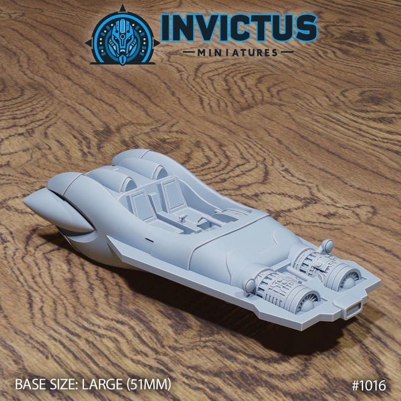 Anti-grav Car | 30mm 32mm | Sci Fi Miniatures | Large Miniature ...