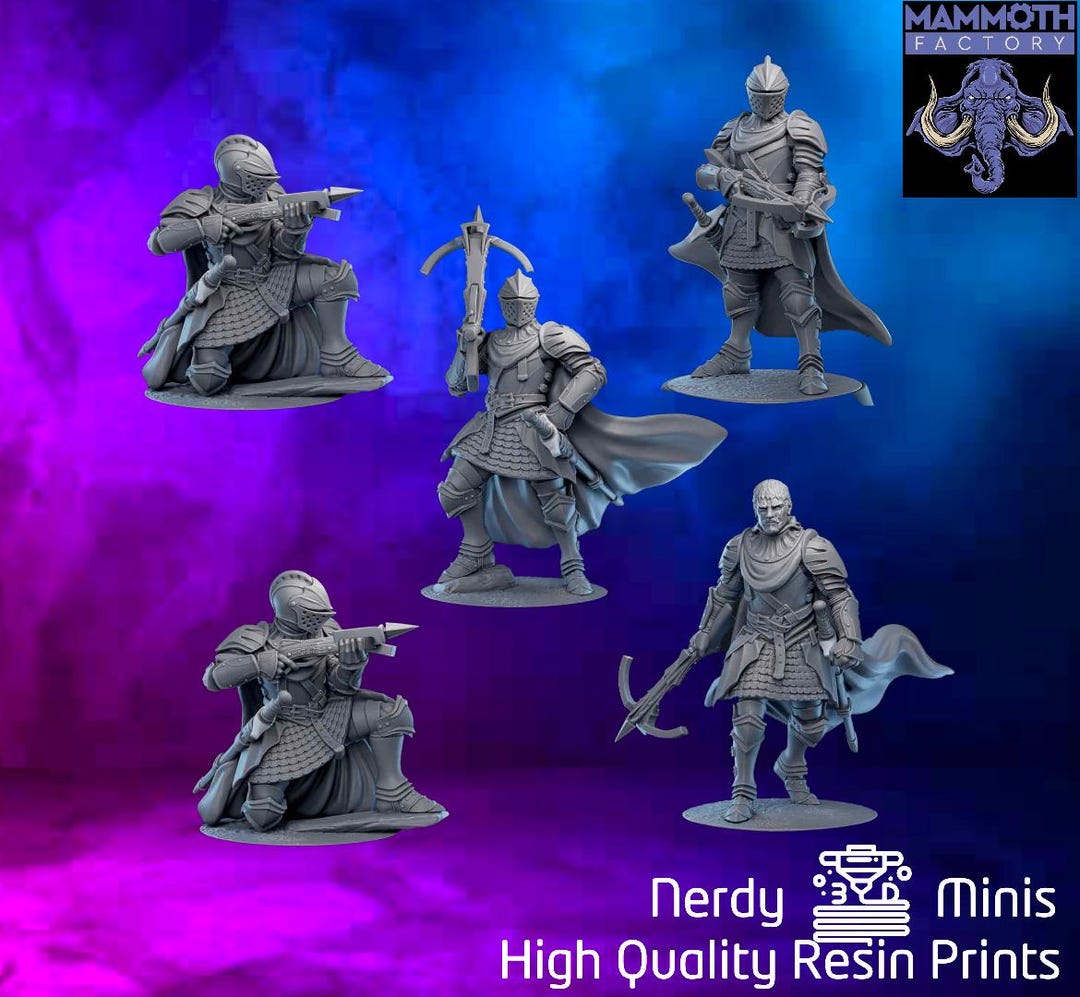 Crossbow Knights | Mimic | 30mm 32mm | Dnd 5e | the Real Boy | Mammoth ...