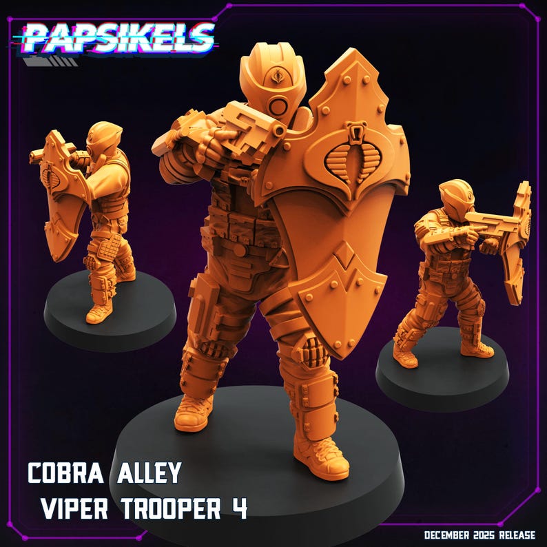 Cobra Alley Viper Troopers Part 1 | 30mm 32mm | Cyberpunk Miniatures ...