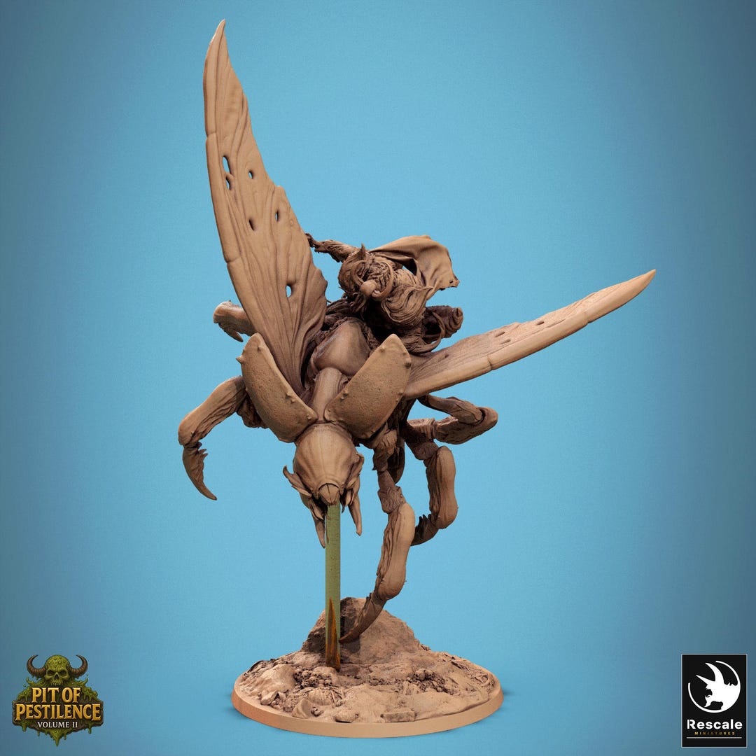 Scarab Host Turning | 30mm 32mm | Dnd Minis | Large Miniature | Pit of ...