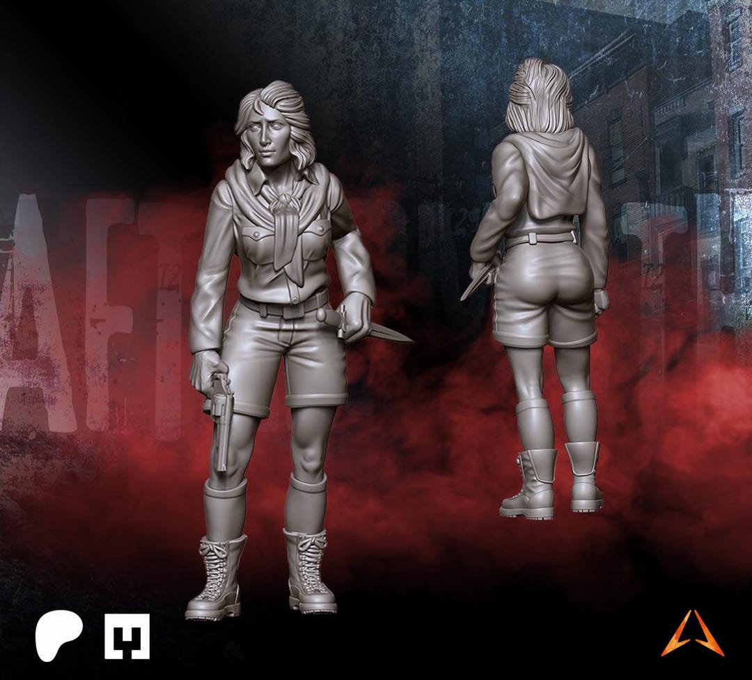 Annie | Survivor Miniatures | Evil Dead | Zombicide Minis | 30mm 32mm ...