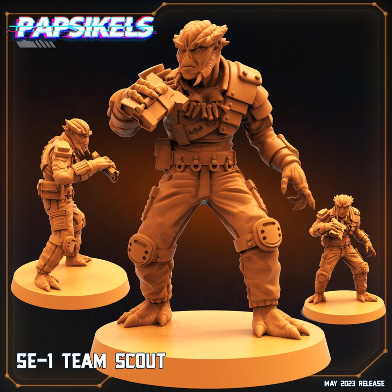SE-1 Team | 30mm 32mm | Aliens Vs. Humans | Stargate | Sci-fi ...