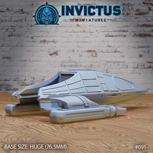 Space Ship Landing Capsule | 30mm 32mm | Sci Fi Miniatures | Invictus ...