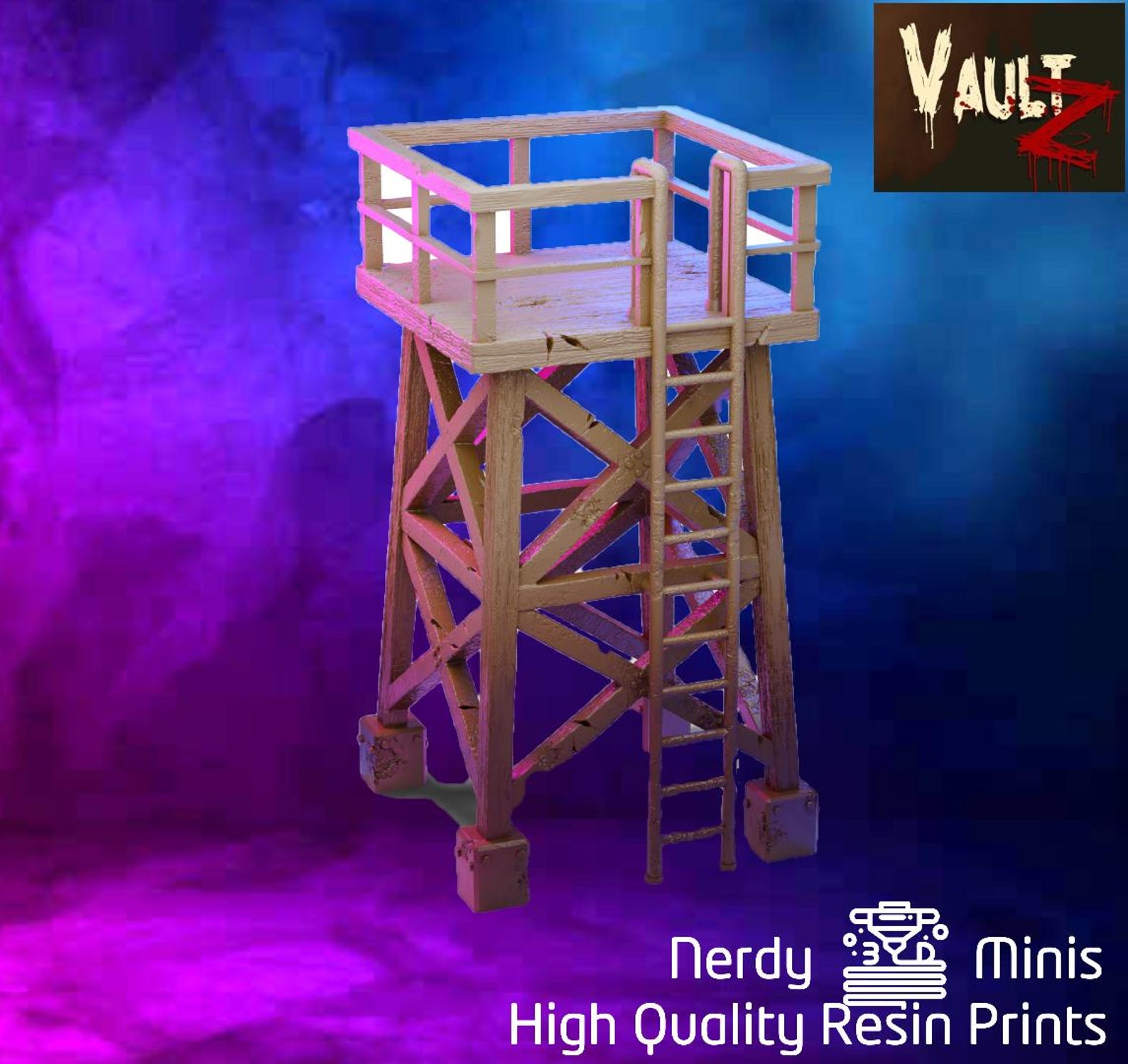 Tower Prop | Terrain | Props | Dnd Minis | 32mm 40mm | Zombicide ...