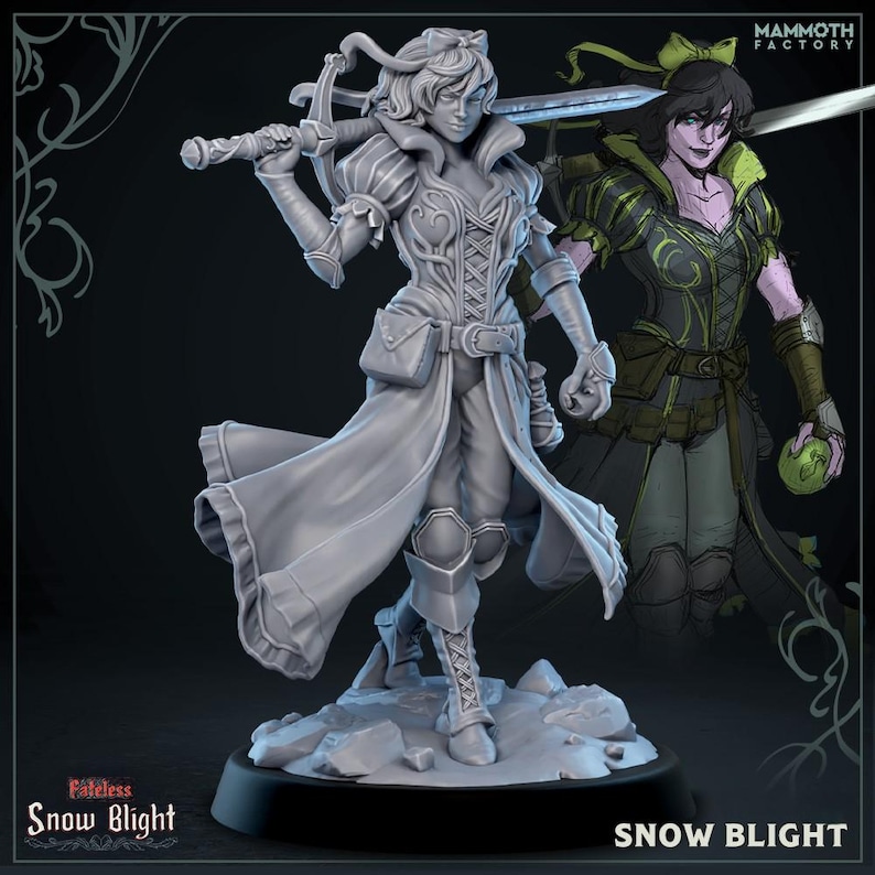 Snow Blight Miniature: Dnd 5e RPG Figure, Mammoth Factory - Etsy