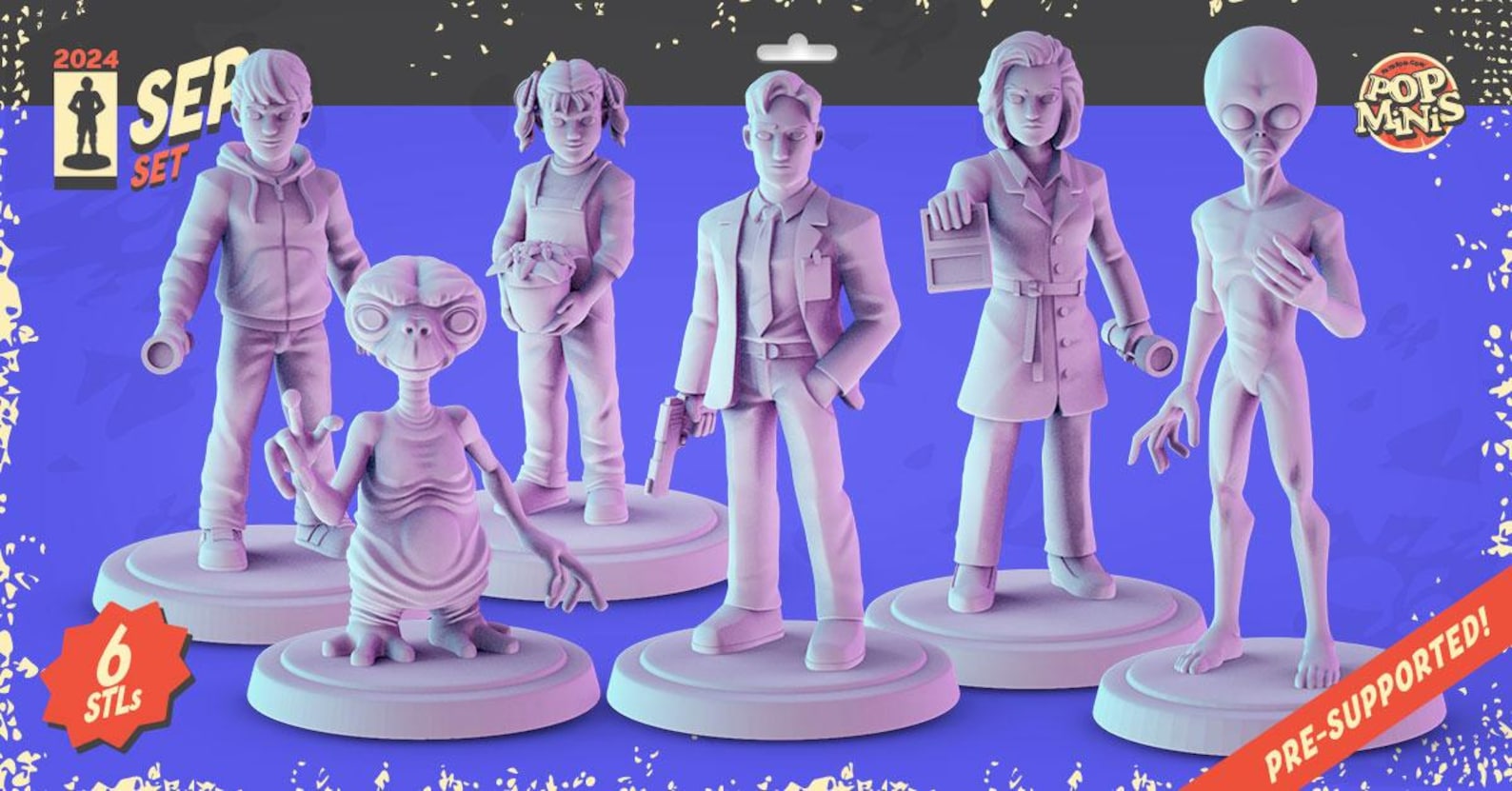 The Truth is Out There Set - Fan Art | 30mm 32mm | Pop Minis - Etsy