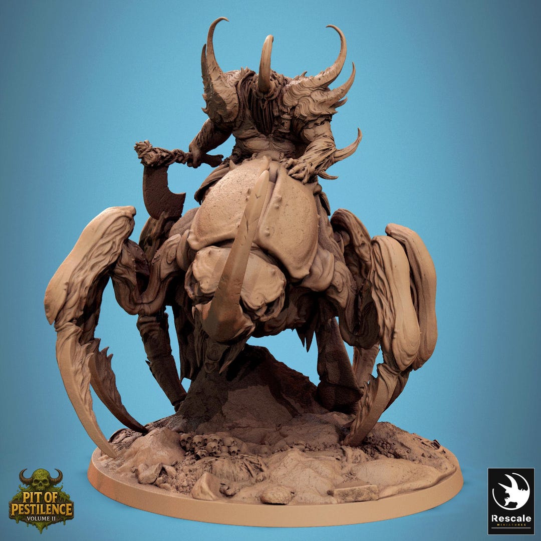 Scarab Host Standing | 30mm 32mm | Dnd Minis | Large Miniature | Pit of ...