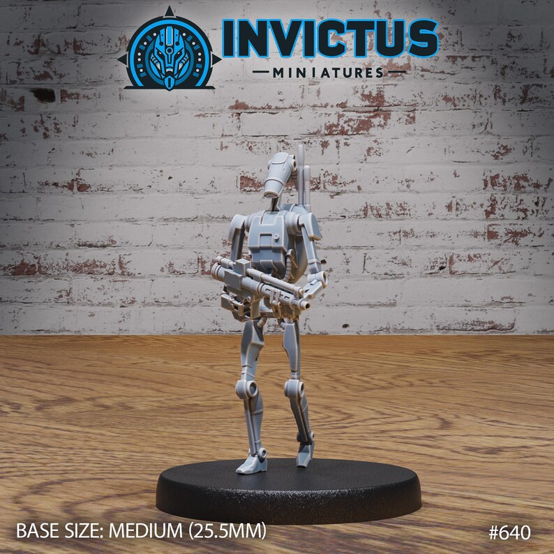 Roger Droid | 30mm 32mm | Sci Fi Miniatures | Legion | Shatterpoint ...