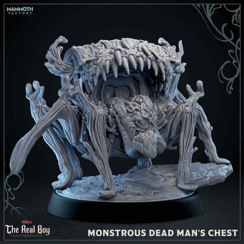 Dead Man's Chest | Mimic | 30mm 32mm | Dnd 5e | the Real Boy | Mammoth ...