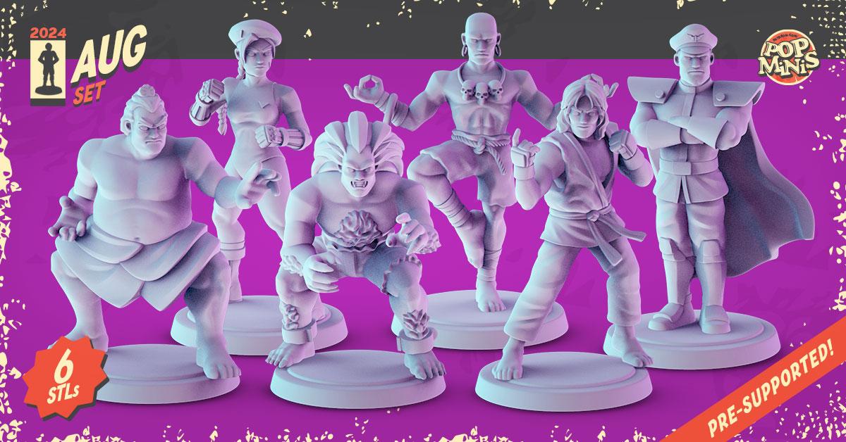 Road Fighter Round 2 - Fan Art | Dnd Minis | 30mm 32mm | Pop Minis - Etsy