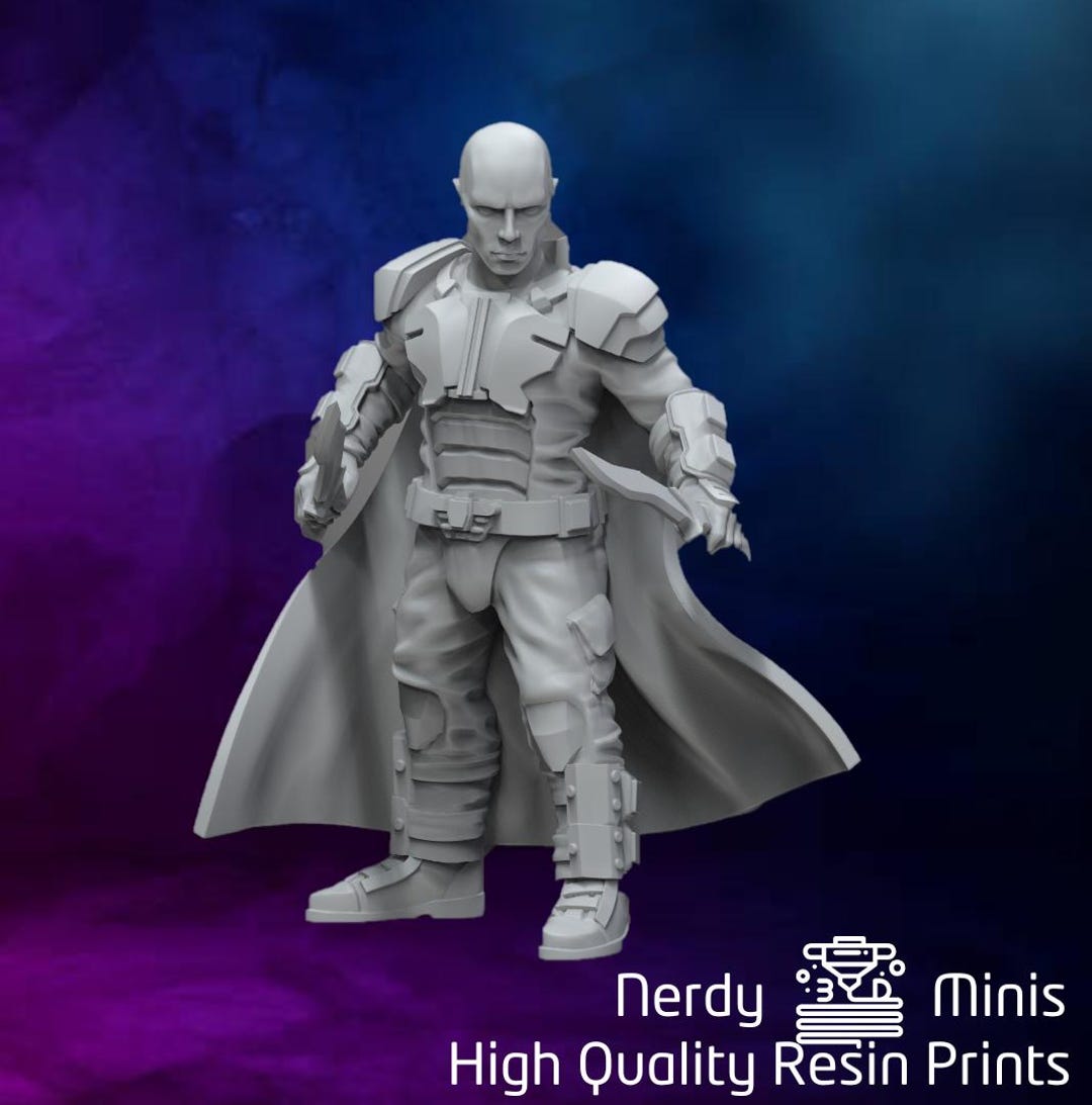 The Black Prince | 30mm 32mm | Sci Fi Miniatures | Black Remnant - Etsy