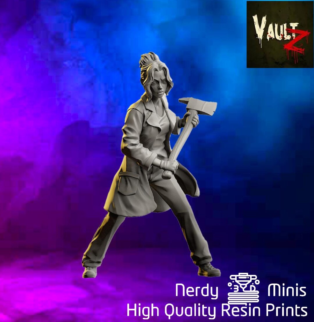 Female Doctor Survivor | 30mm 32mm | Zombie Miniature | Zombicide ...