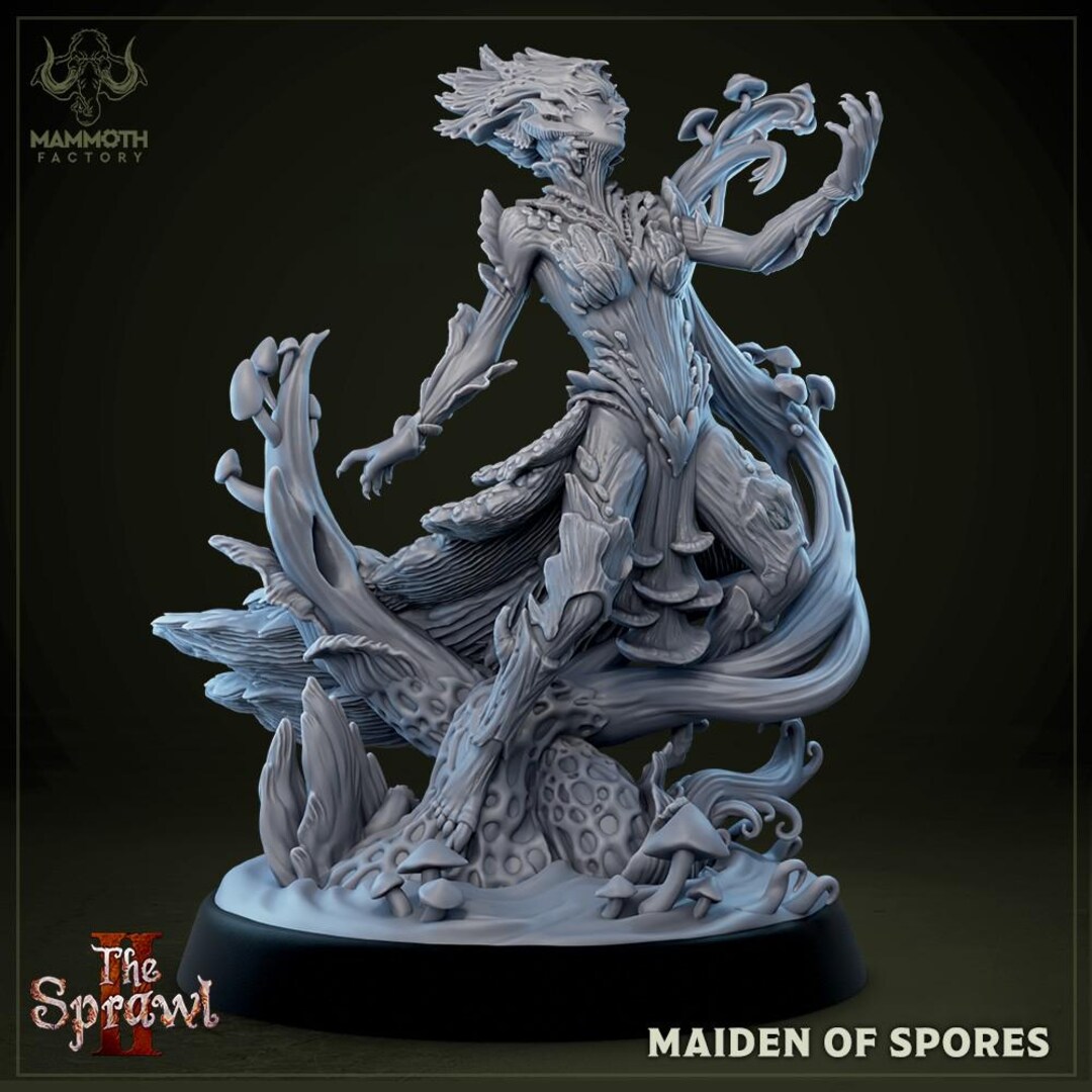 Maiden of Spores | 30mm 32mm | Dnd 5e | Fateless Collection | Curse of ...