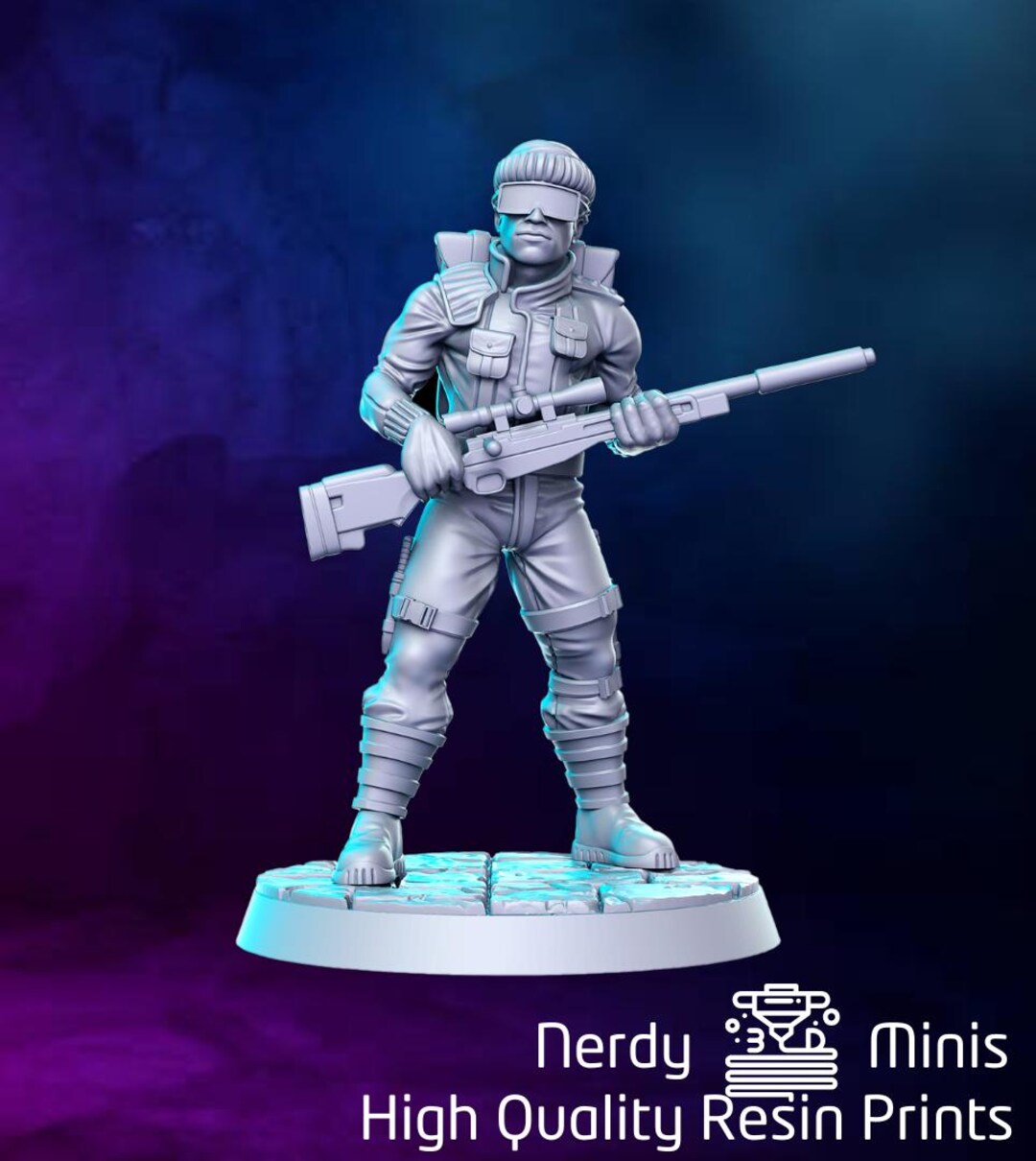 Dim Sniper | 30mm 32mm | Dnd Minis | RN Estudio - Etsy