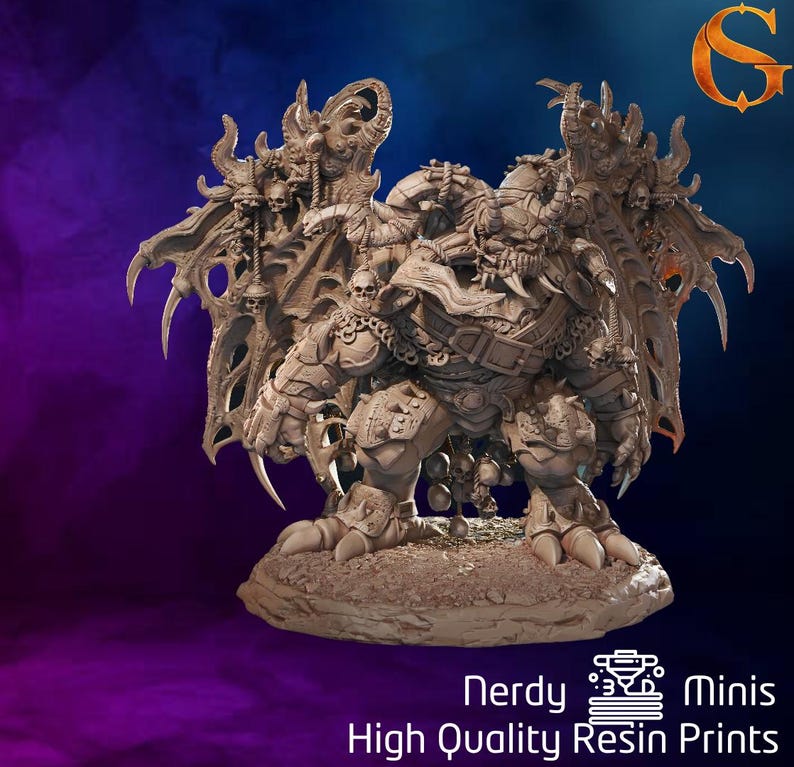 Gallu Destroyer Demon | Dnd Minis | 30mm 32mm | Solgood Creations - Etsy