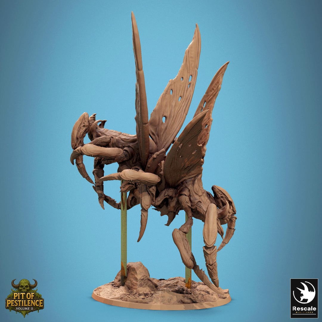 Scarab Host Battle | 30mm 32mm | Dnd Minis | Large Miniature | Pit of ...