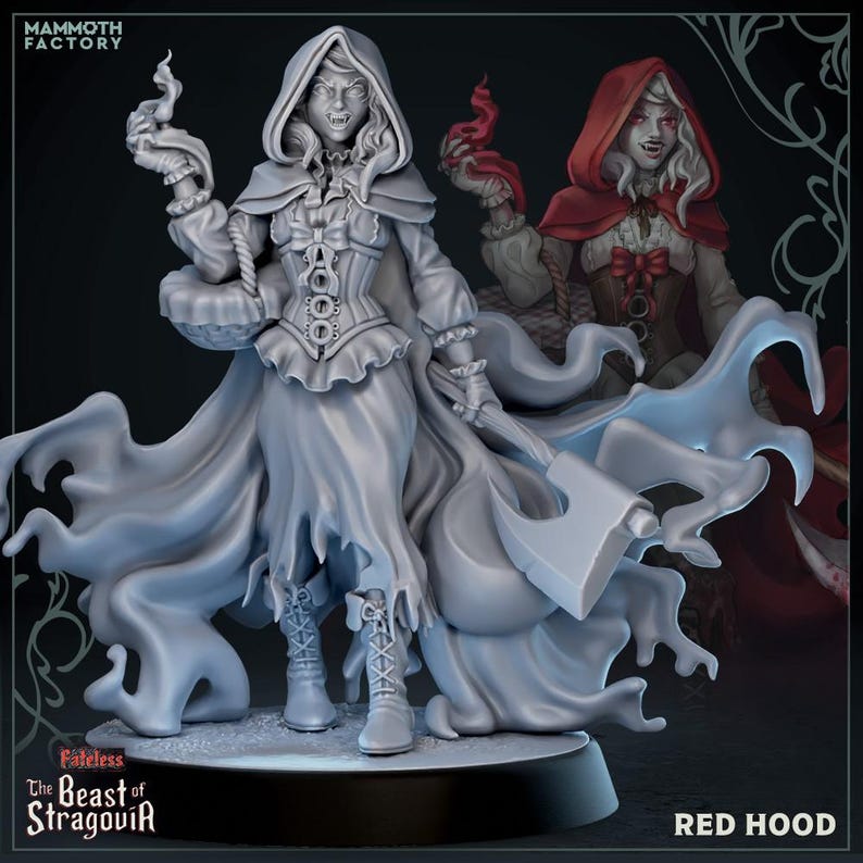 Red Hood | 30mm 32mm | Dnd 5e | Beast of Stragovia | Mammoth Factory - Etsy