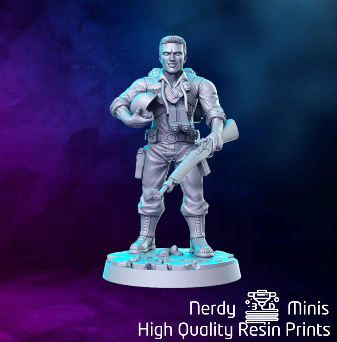First Sergeant | 30mm 32mm | Dnd Minis | RN Estudio - Etsy