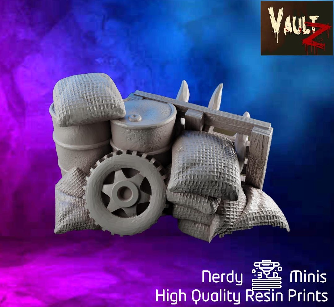 Airdrop Prop | Terrain | Props | Dnd Minis | 32mm 40mm | Zombicide ...