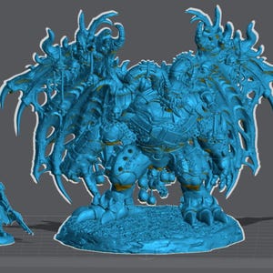 Gallu Destroyer Demon | Dnd Minis | 30mm 32mm | Solgood Creations - Etsy