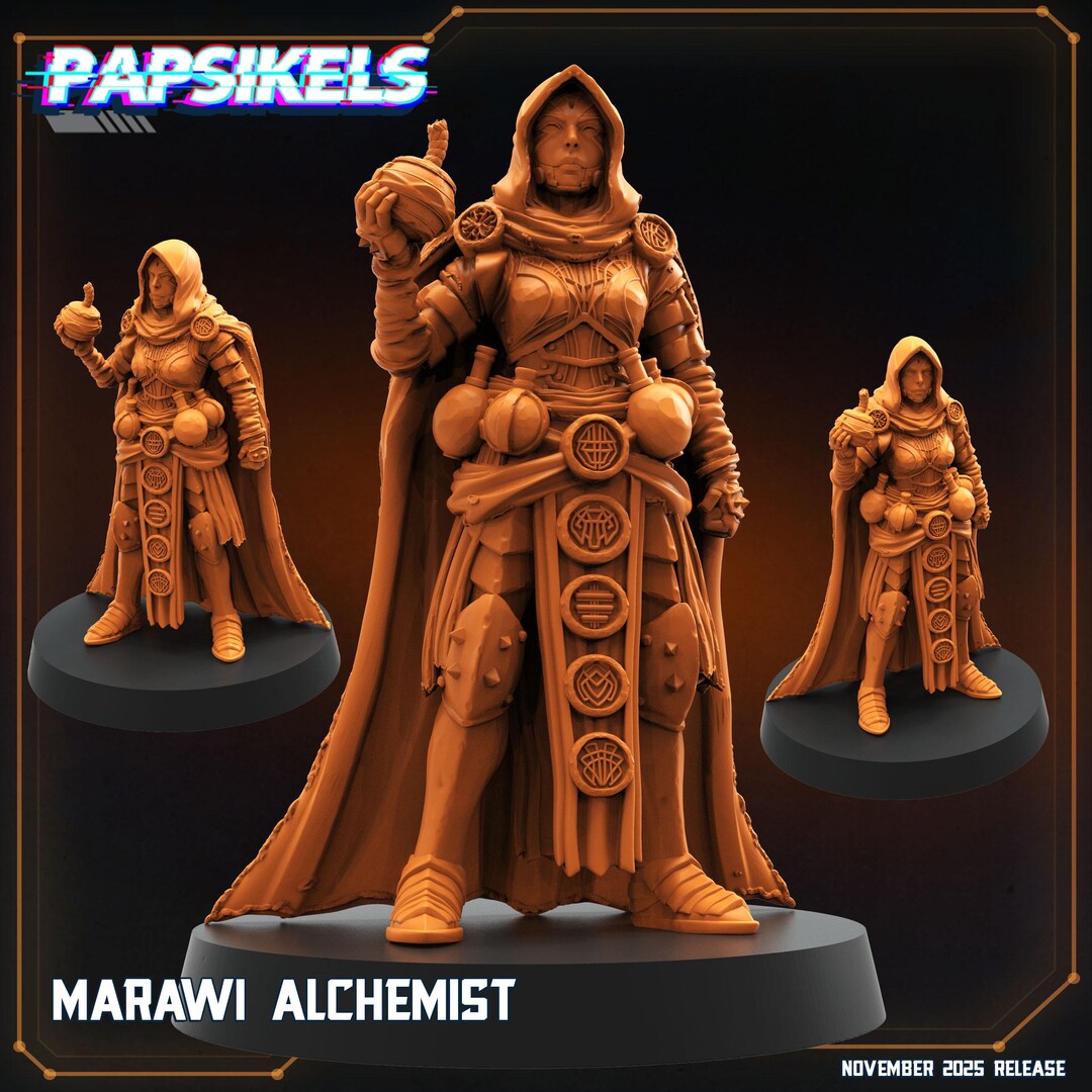 Marawi Alchemist | 30mm 32mm | Sci Fi Miniatures | Trench Crusade ...