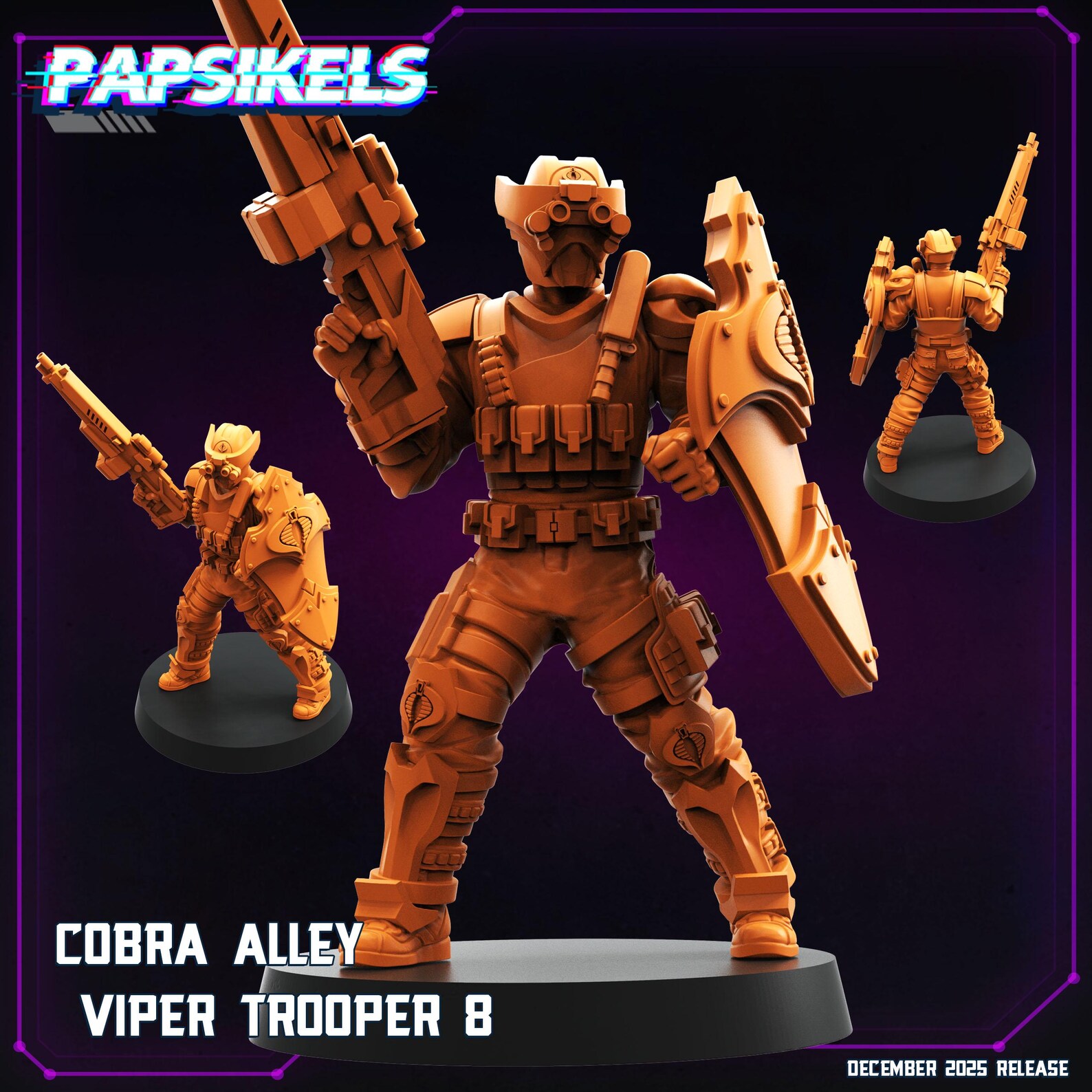 Cobra Alley Viper Troopers Part 2 | 30mm 32mm | Cyberpunk Miniatures ...