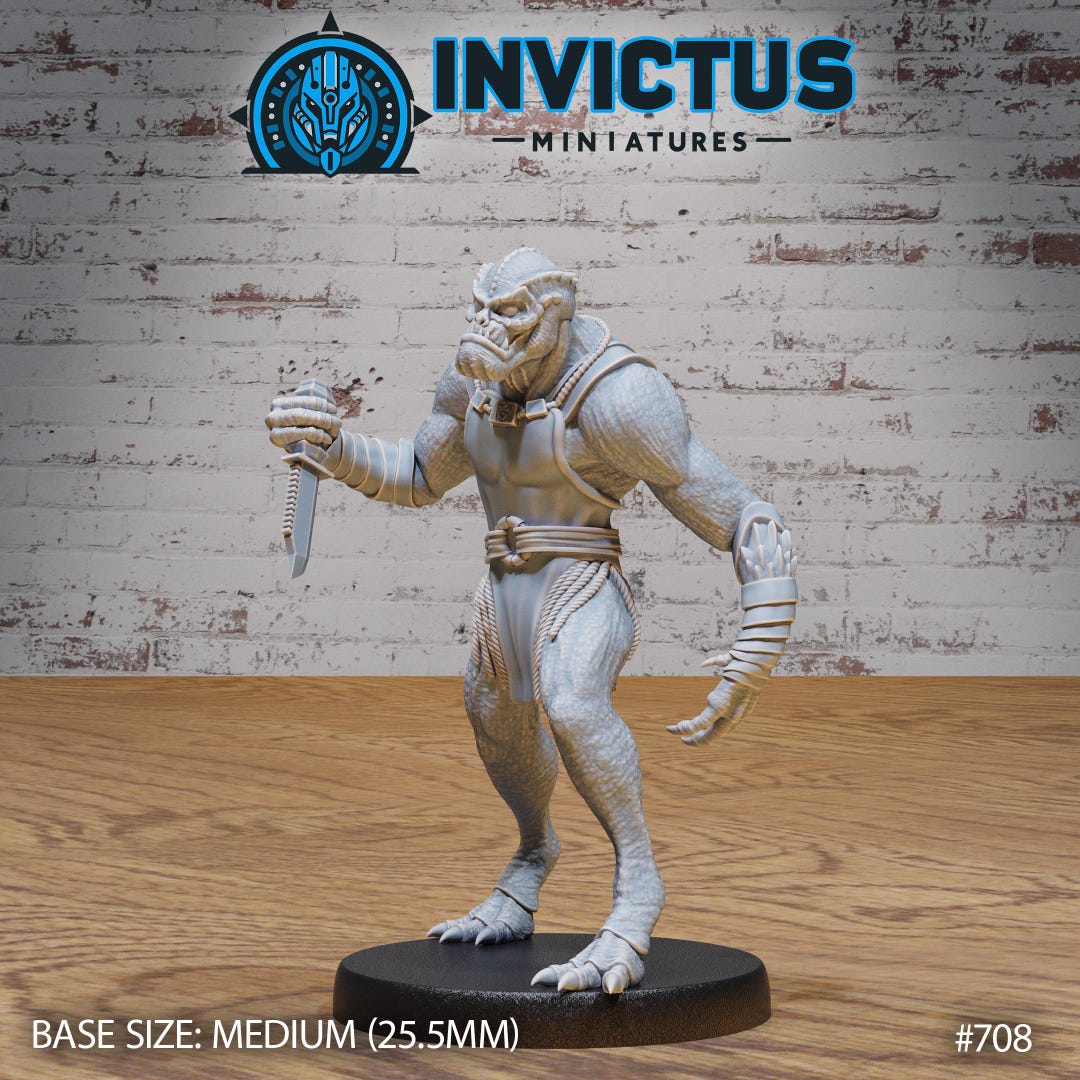 Space Barbarian | 30mm 32mm | Sci Fi Miniatures | Invictus Miniatures ...