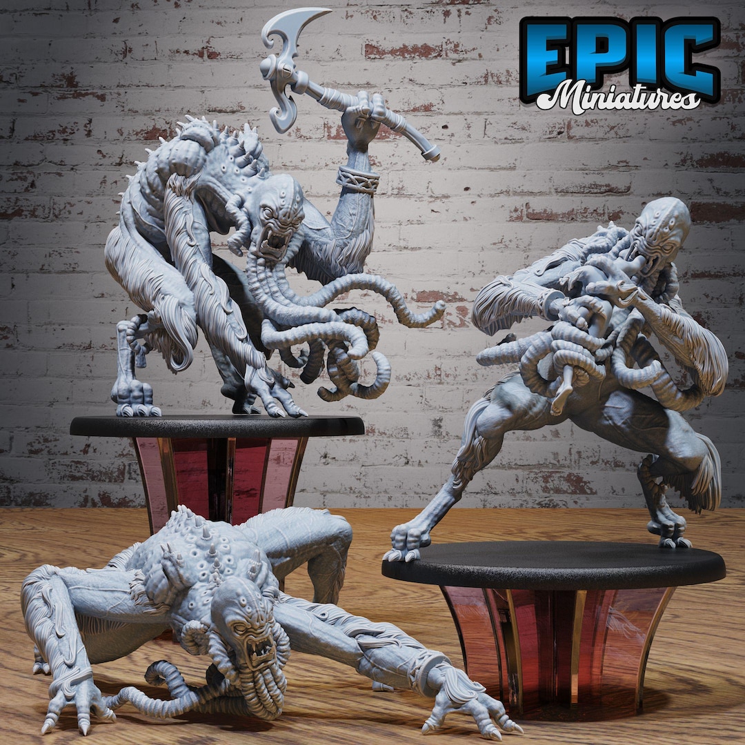 Abominable Mind | 28mm 30mm 32mm | Fantasy Miniatures | Spelljammer ...
