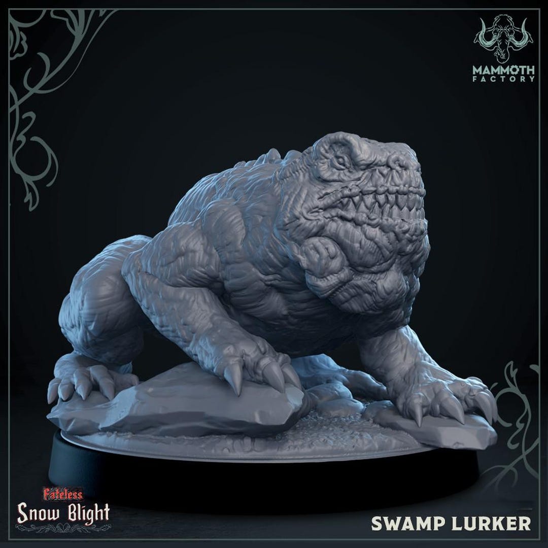 Swamp Lurker | 30mm 32mm | Snow Blight of the Neverwood | Large ...