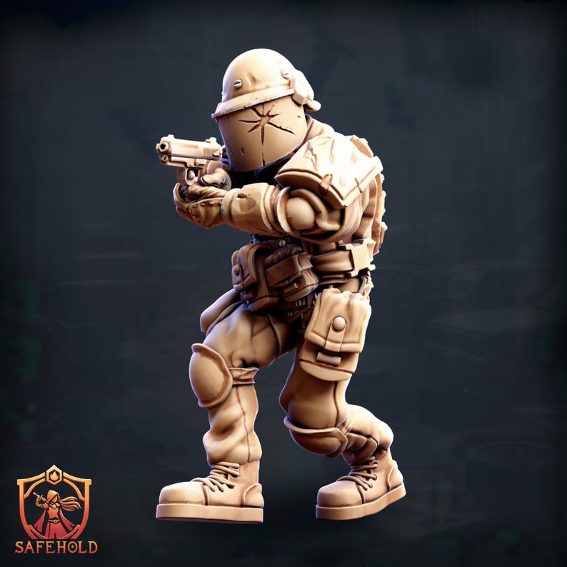 World in Ruins: Post-apocalyptic Police | Survivor Miniatures | 30mm ...