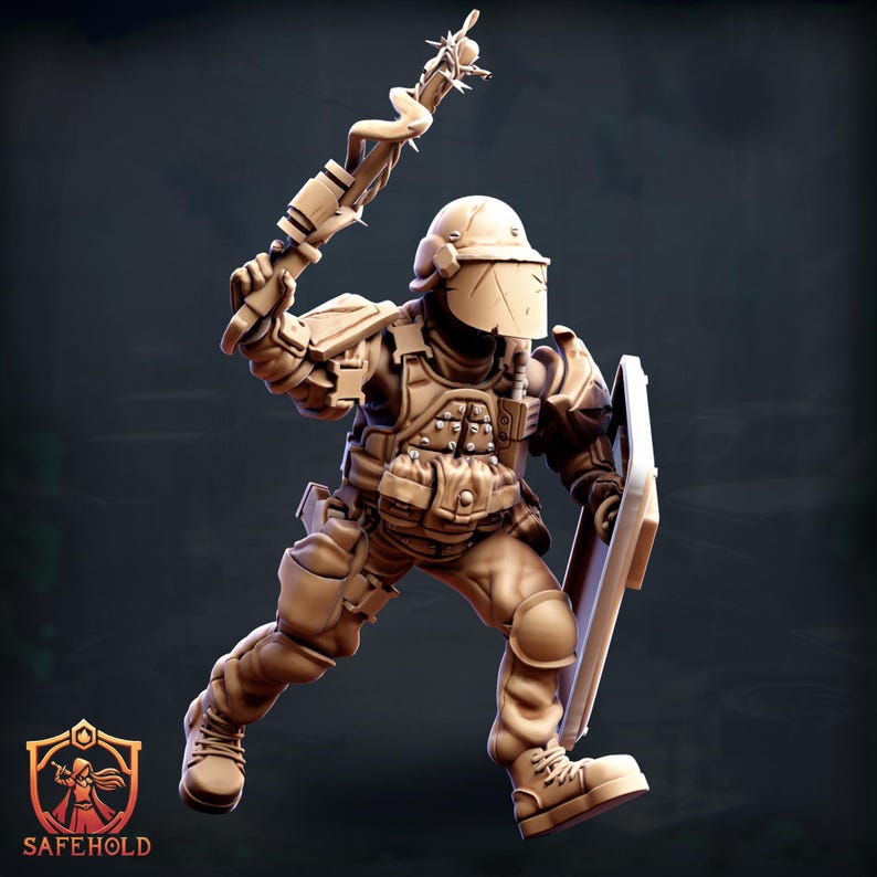 World in Ruins: Post-apocalyptic Police | Survivor Miniatures | 30mm ...