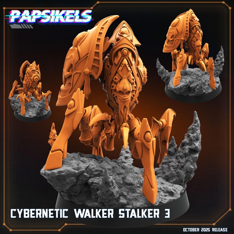 Cybernetic Walker Stalkers | 30mm 32mm | Aliens Vs. Humans | Protoss ...