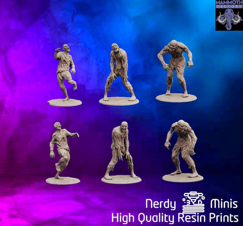 Restless Corpses | 30mm 32mm | Dnd 5e | Zombicide | Legion of Steel ...