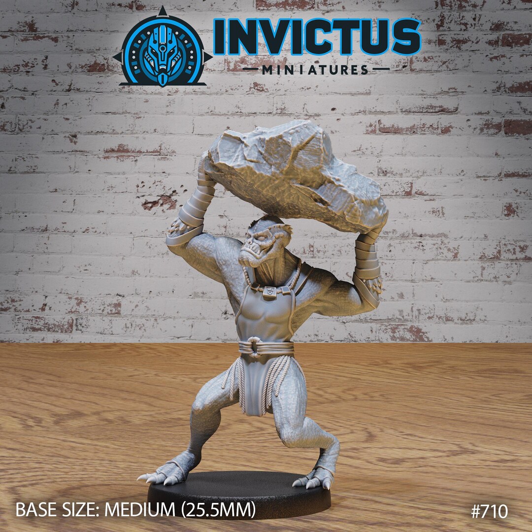 Space Barbarian (throwing) | 30mm 32mm | Sci Fi Miniatures | Invictus ...