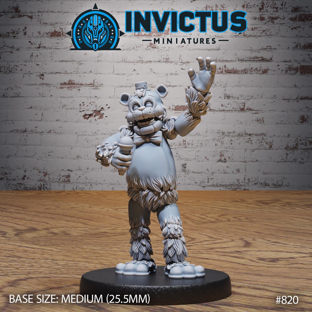Scary Bear | 30mm 32mm | Sci Fi Miniatures | Invictus Miniatures - Etsy