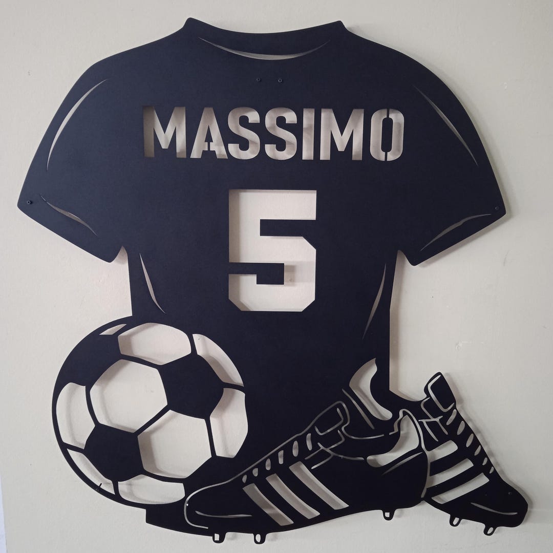 Personalized Football Player Metal Sign With LED Lights - Etsy