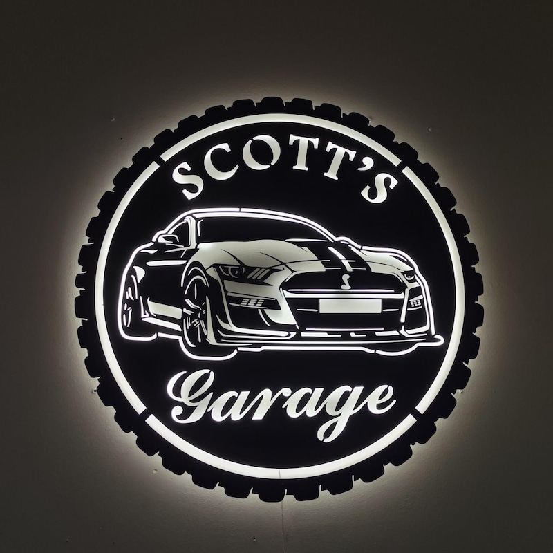 Mustang Metal Signs Led - Etsy