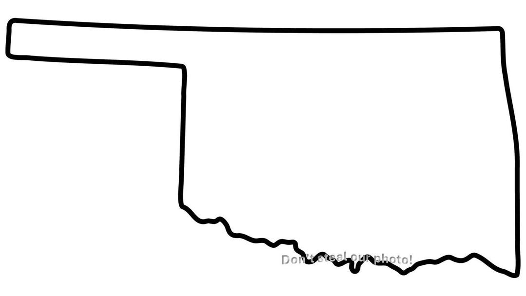 Oklahoma Outline SVG Files | Oklahoma Silhouette SVG Files | Oklahoma ...