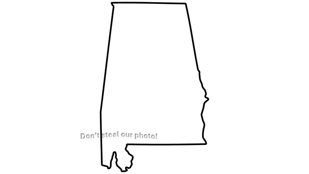 Alabama Outline SVG Files | Alabama Silhouette SVG Files | Alabama Cut ...