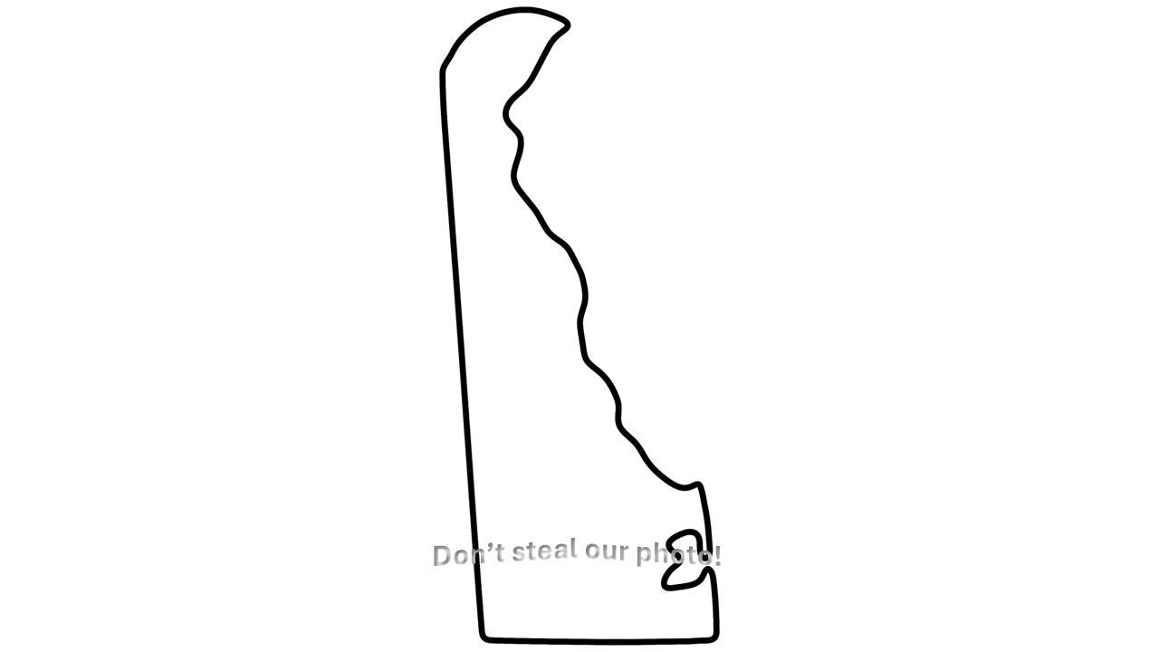Delaware Outline SVG Files | Delaware Silhouette SVG Files | Delaware ...