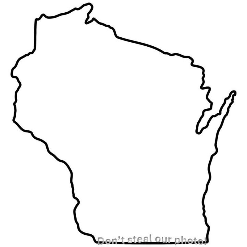 Wisconsin Map Art - Etsy