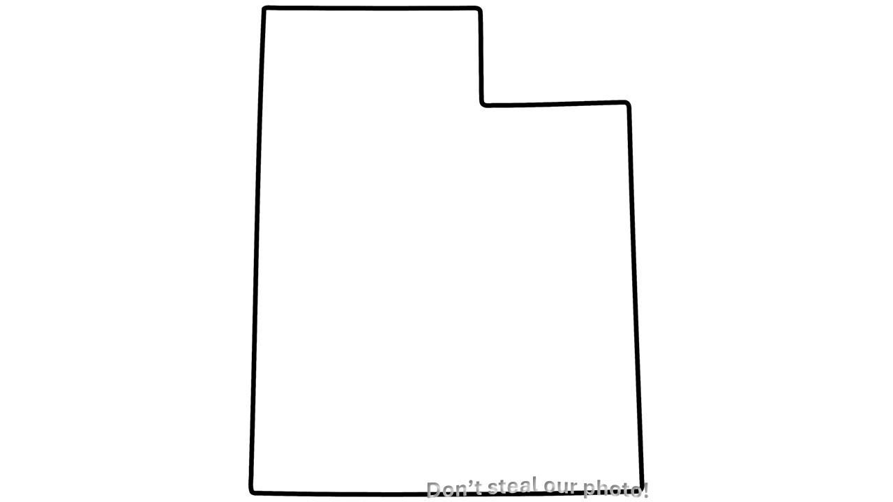 Utah Outline SVG Files | Utah Silhouette SVG Files | Utah Cut Files ...