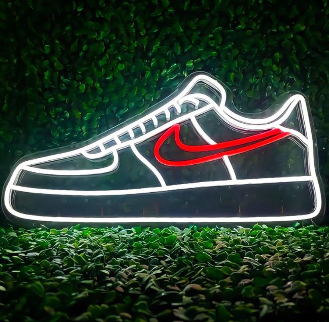 Air Force 1 Neon Sign | Neon Sign for Sneaker Lover | Custom Neon Sign ...
