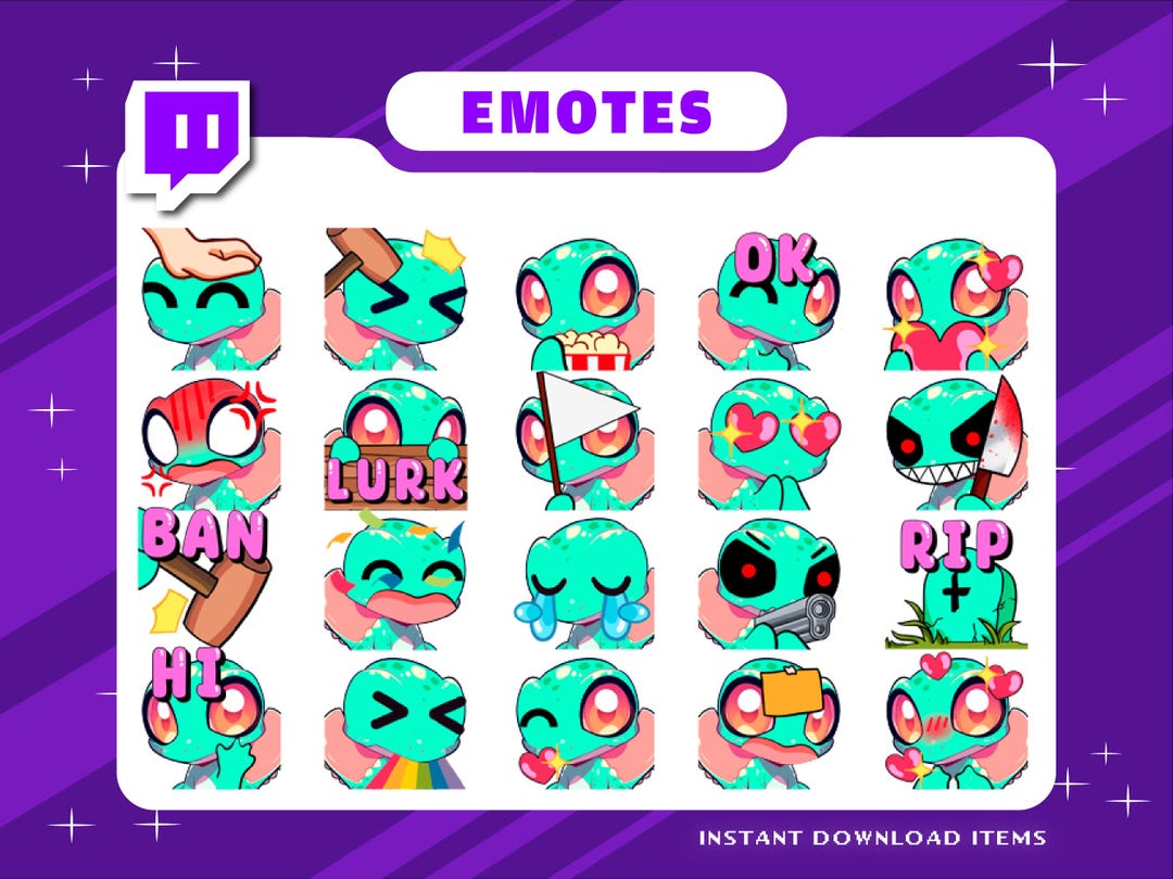 Twitch Emotes, Lizard Emotes, Anime Emotes, Animal Emotes, Chibi Emotes ...
