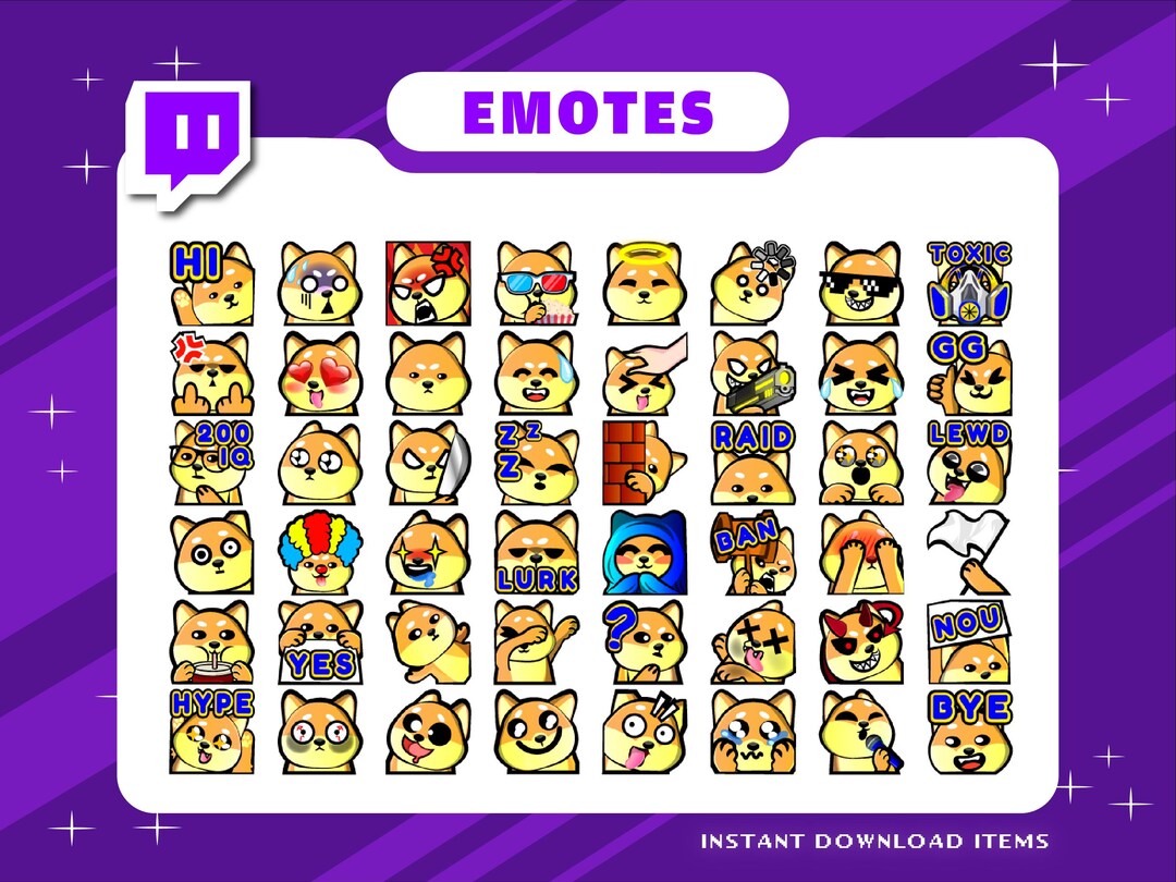 Twitch Emotes, Dog Emotes, Anime Emotes, Animal Emotes, Chibi Emotes ...
