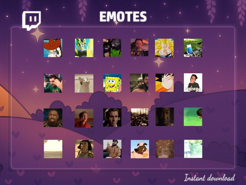 50 Meme Gifs Pack, Animated Emotes for Twitch, Youtube, Discord & Kick ...
