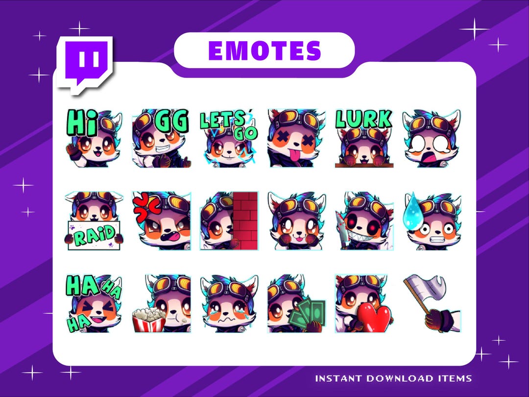 Twitch Emotes, Wolf Emotes, Anime Emotes, Animal Emotes, Chibi Emotes ...
