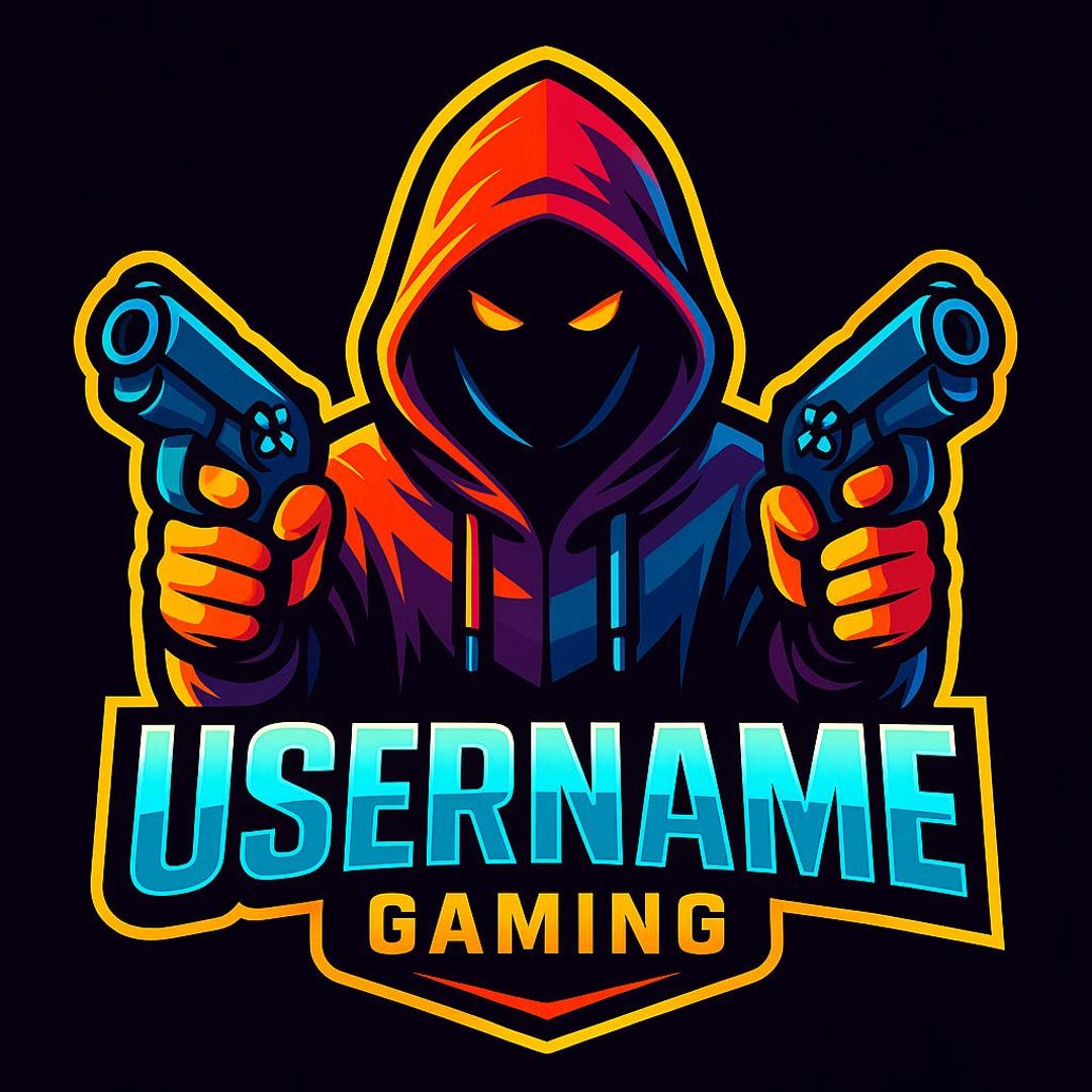Custom Logo | Gaming Logo, Twitch Logo, Youtube Logo, Kick Logo, Hooded ...